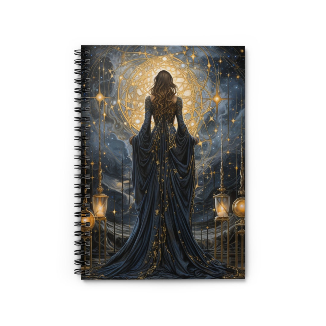 Spiral Notebooks With Moons, Witchy Moon Phases Spiral Journal, Dream ...