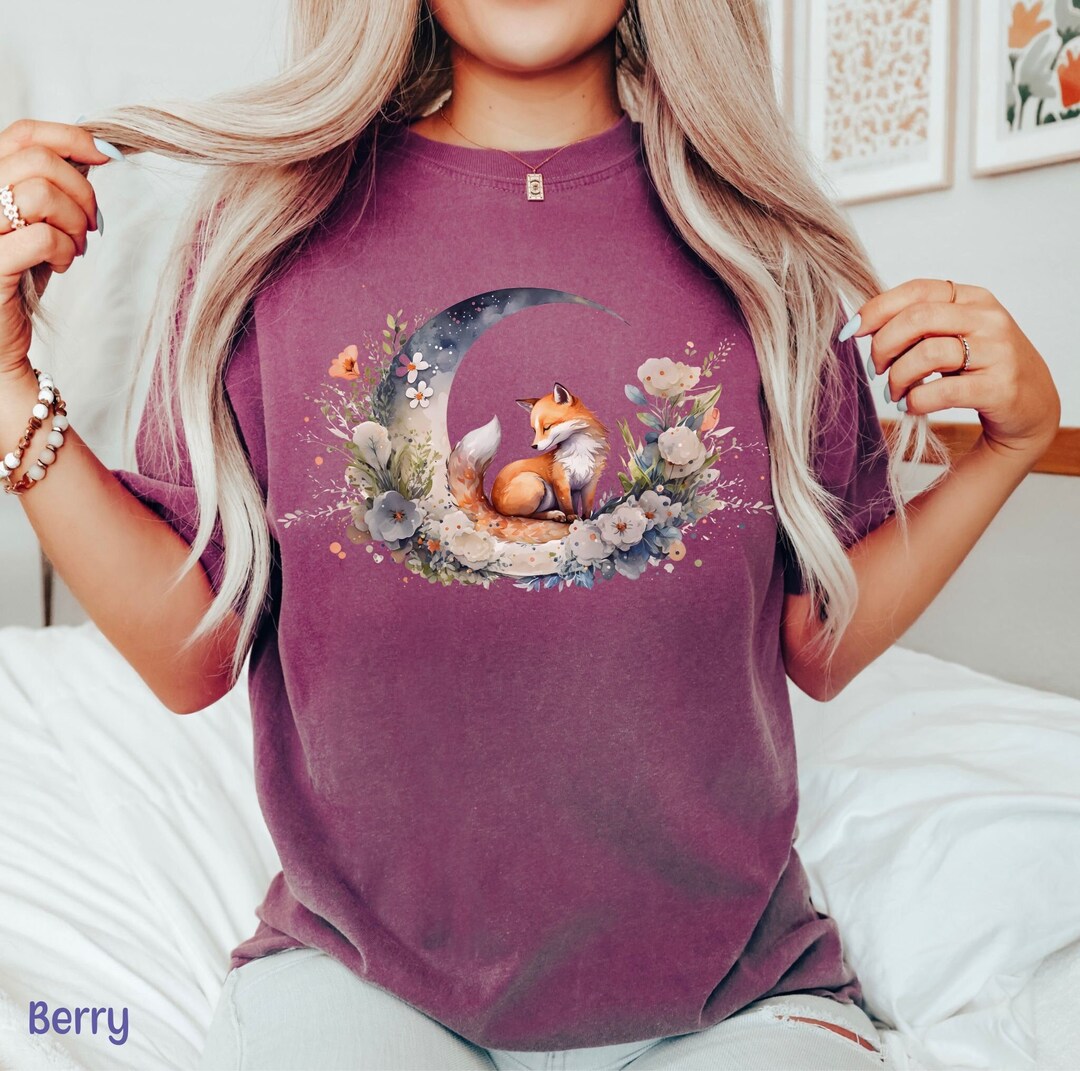 Forestcore Fox Shirt, Cottagecore Aesthetic Shirt, Goblincore ...