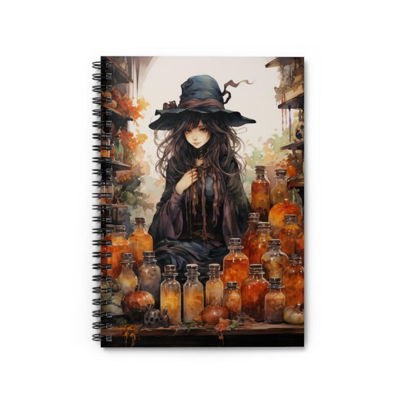 Tarot Witch Notebook Witchy Moon Phases Spiral Journal Dream - Etsy