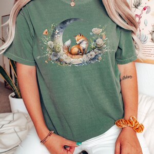 Forestcore Fox Shirt, Cottagecore Aesthetic Shirt, Goblincore ...