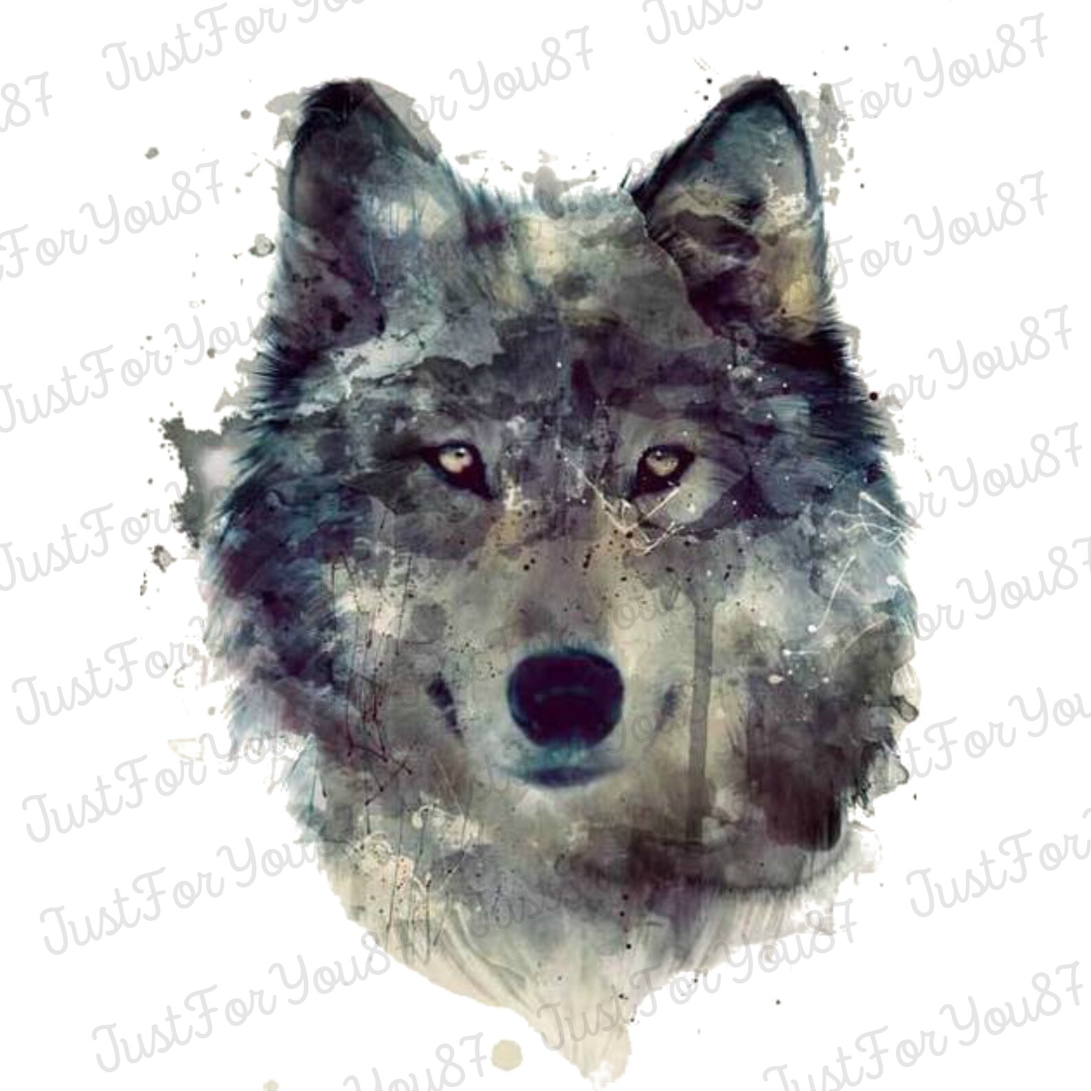 Wolf Svg Wolf Png Wolf Colorful Wolf Silhouette SVG Wolf - Etsy
