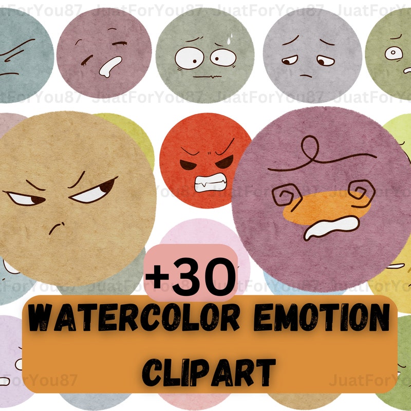 Emotions Clip Art - Etsy