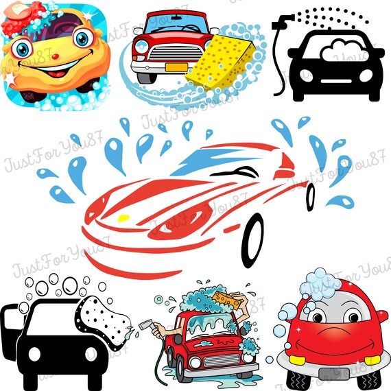 Hand Car Wash Clipart
