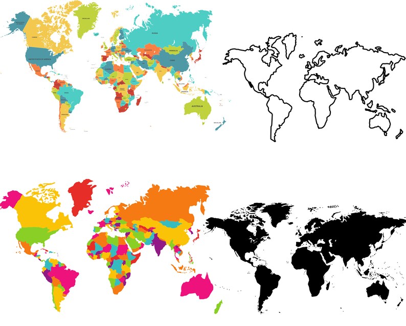 Flags of the World Flags Countries Clipart World Flags Flag - Etsy