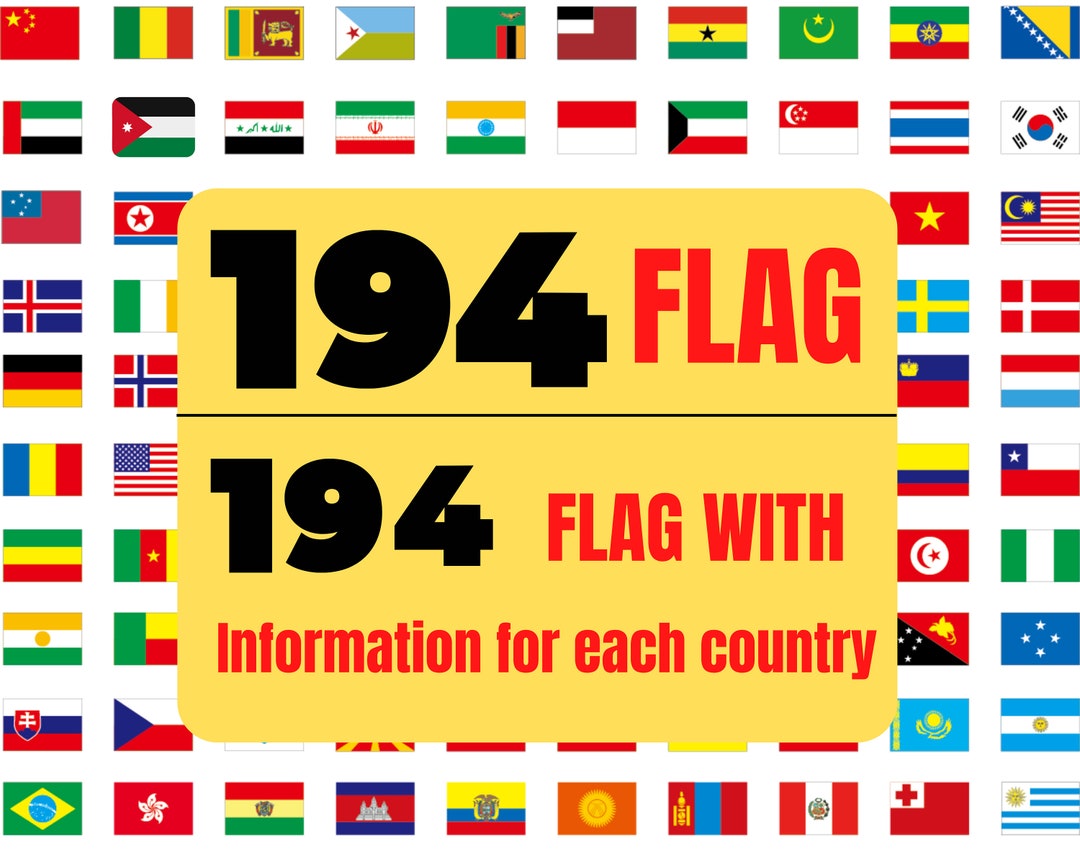 Flags Of The World s Countries It Includes The Continent s Name And His flags-of-the-world-s-countries-it-includes-the-continent-s-name-and-his