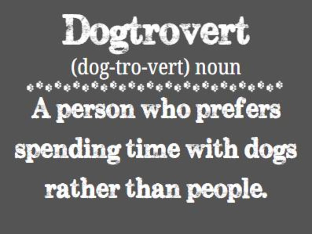 4 Styles Dogtrovert PNG Instant Download - Etsy