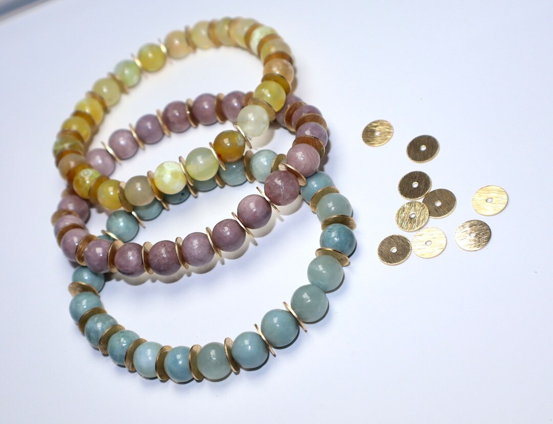 Quartzite Bead Bracelet 3 Color Options - Etsy