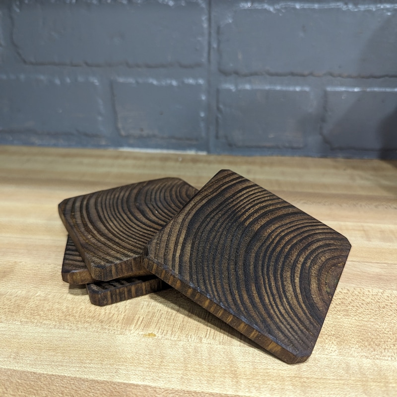 Wooden Drink Coasters - Etsy