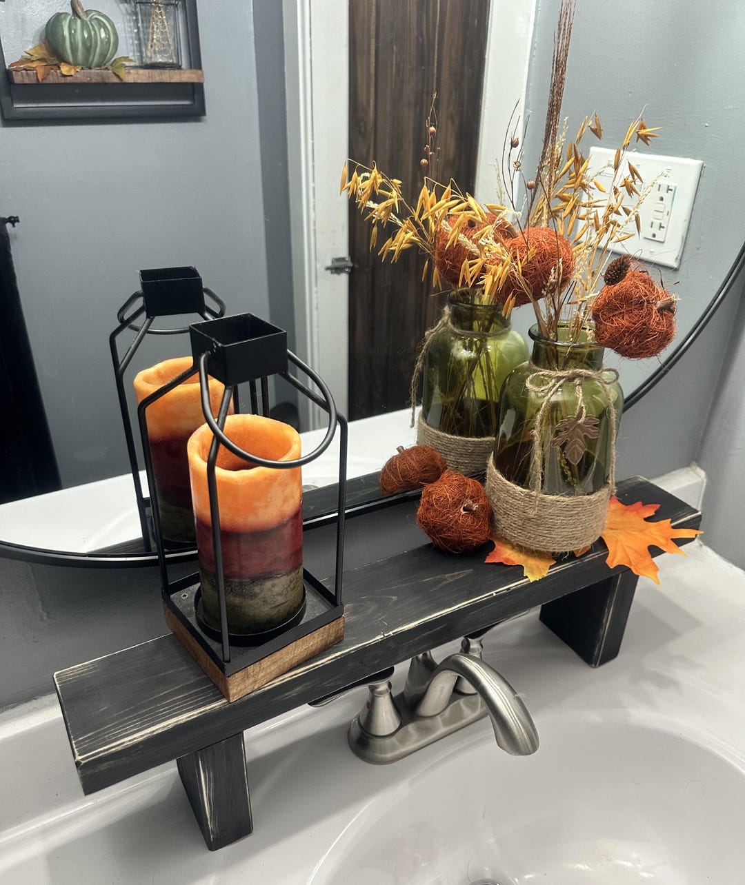 Handcrafted Rustic Over-the-sink Shelf: Made to Order - Etsy