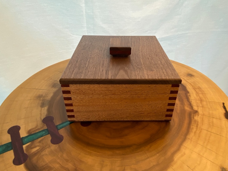 Wood Box / Wooden Box With Lid / Hand Crafted / Keepsake Box / - Etsy