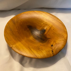 Wood Bowl / 9 Inch Polar Hand Turned Bowl / Hand Crafted Bowl / Rustic ...