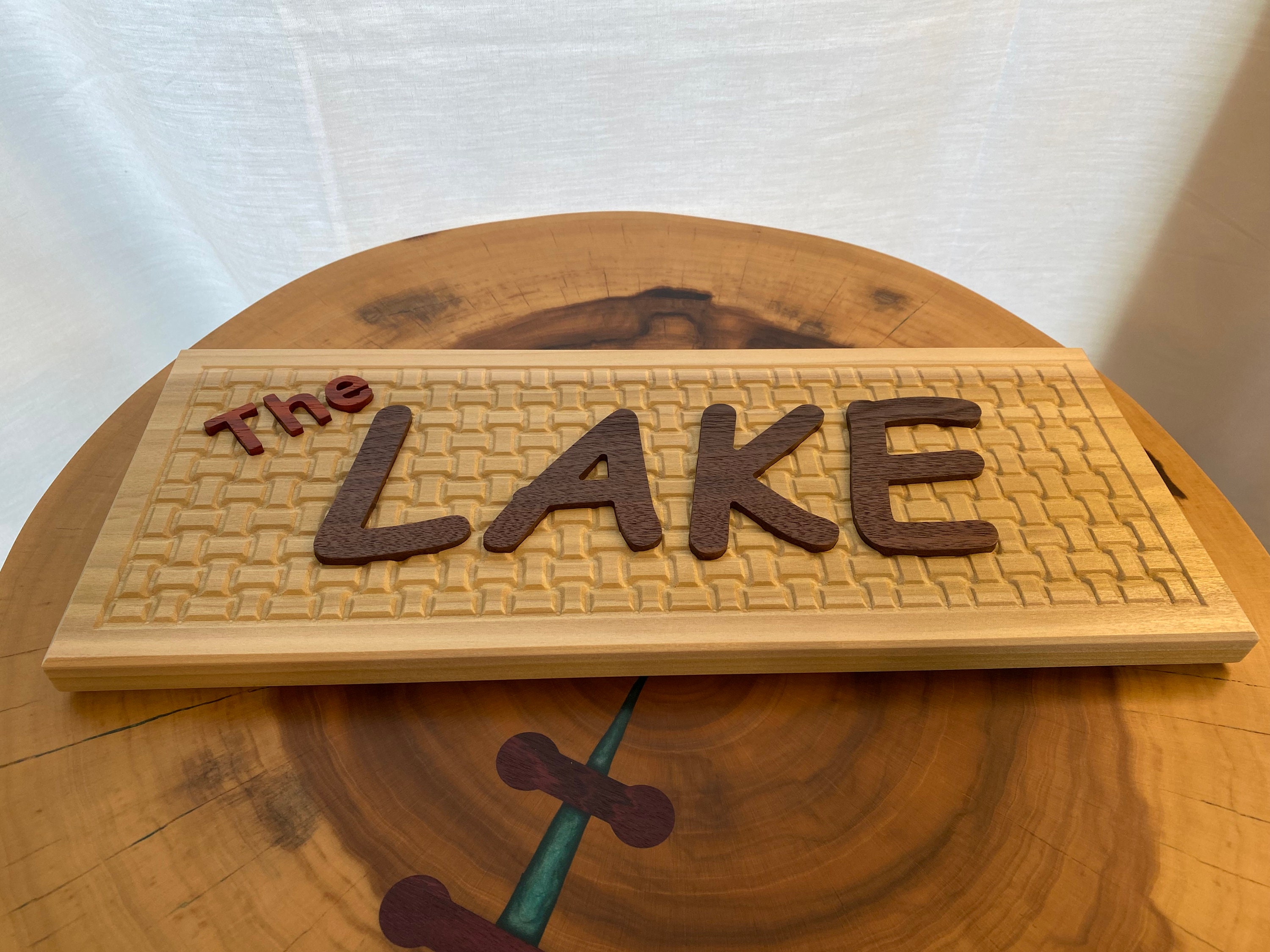 The Lake / Lake Sign / Wood Lake / Wall Decor / Lake Cabin / Lake House ...