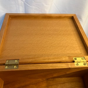 Wood Box / Wooden Box With Lid / Hinged Lid / Hand Crafted / Keepsake ...