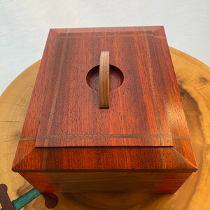 Wood Box / Wooden Box With Lift off Lid / Dovetails / Hand Crafted ...
