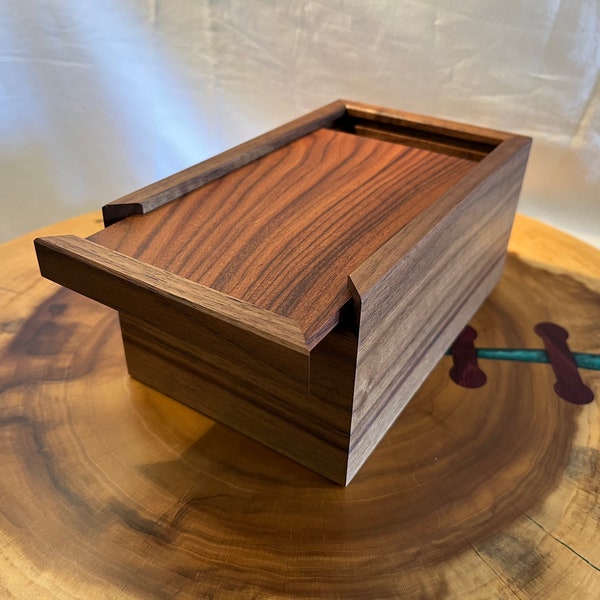Sliding Wood Box - Etsy