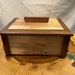 Wood Box / Wooden Box With Lift off Lid / Legs/ Feet / Hand Crafted ...