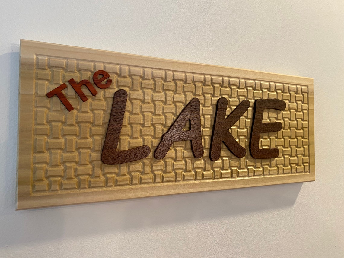 The Lake / Lake Sign / Wood Lake / Wall Decor / Lake Cabin / Lake House ...