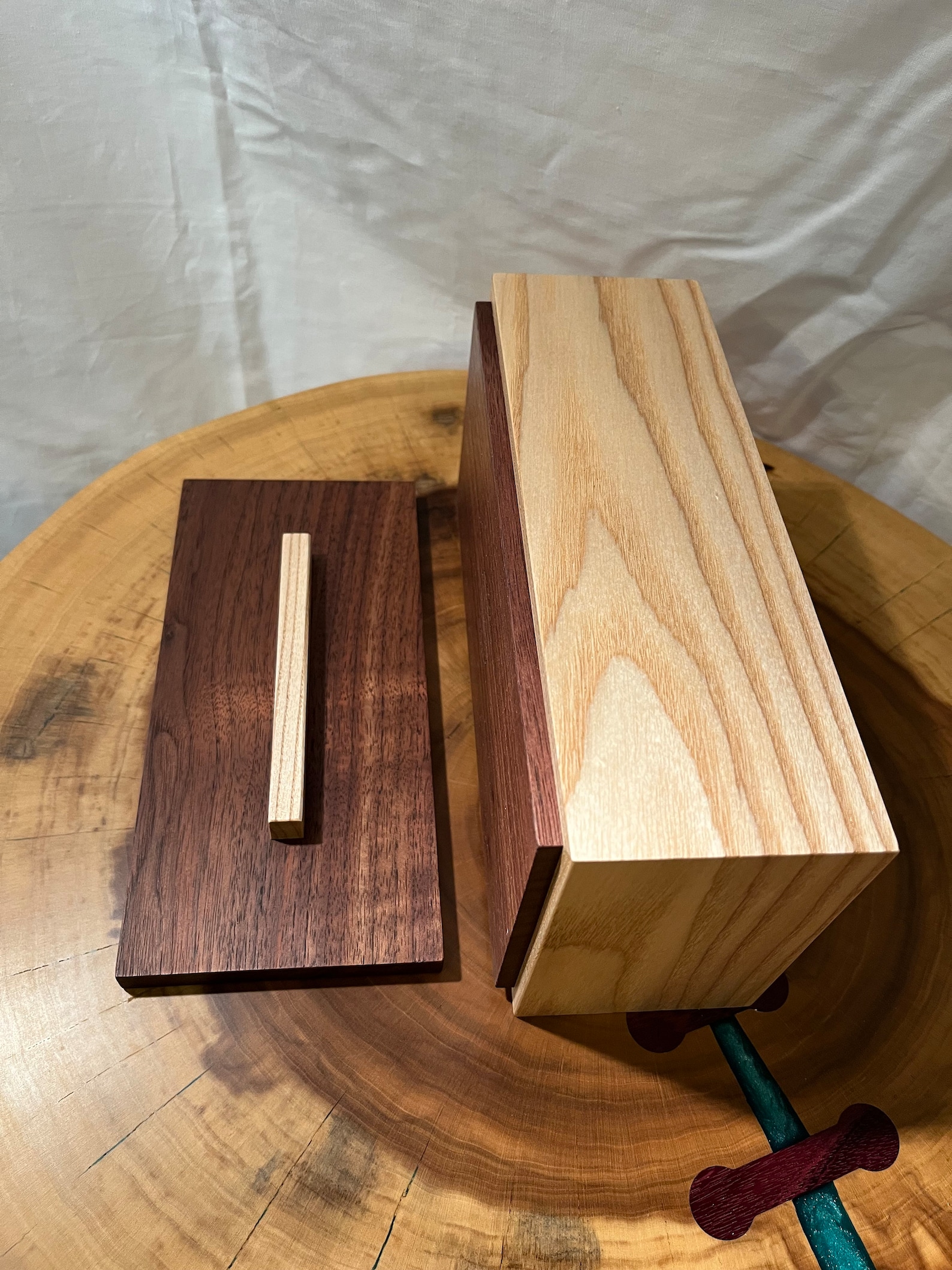 Wood Box / Wooden Box With Lid / Hand Crafted / Keepsake Box / Black ...