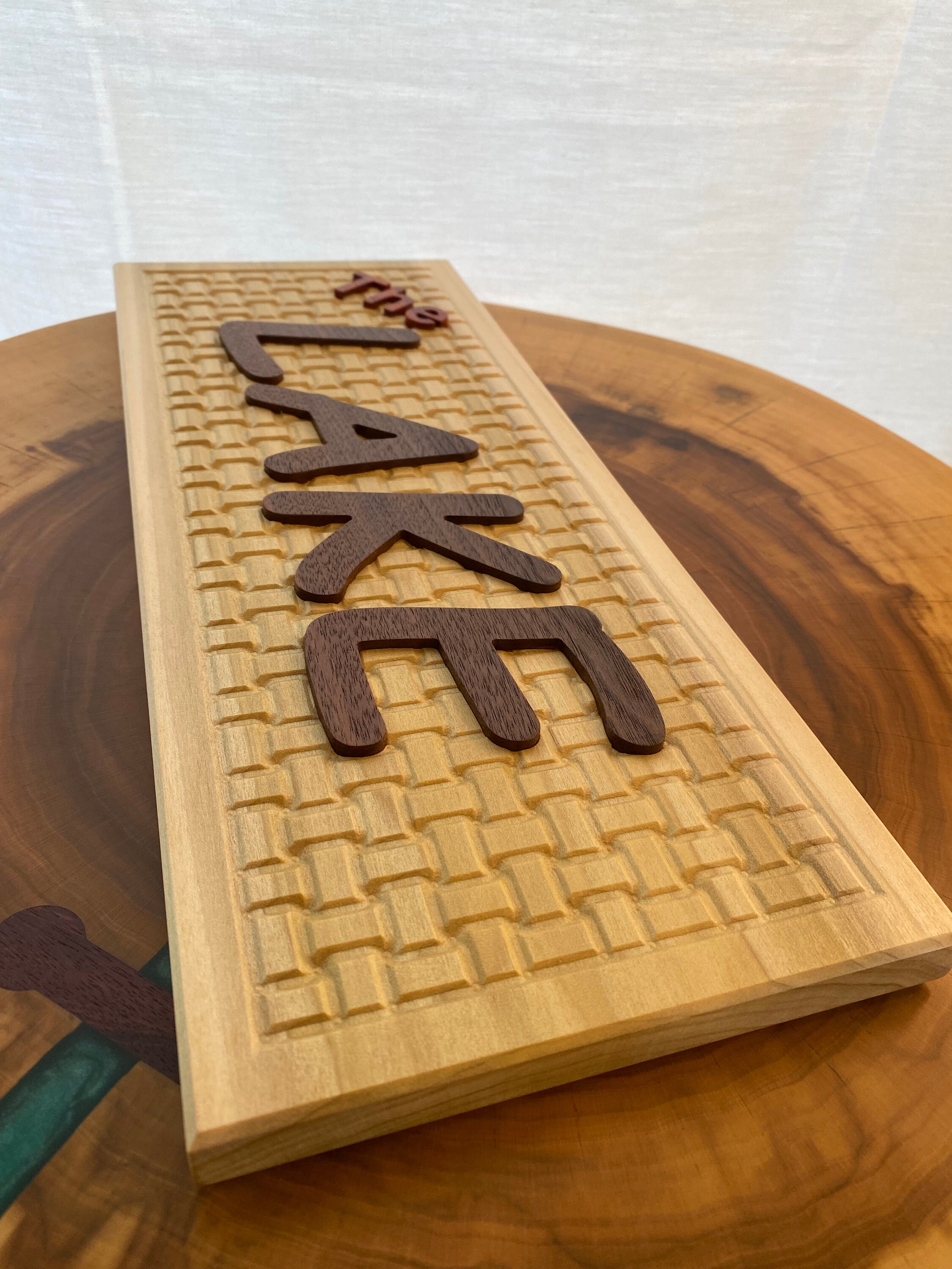 The Lake / Lake Sign / Wood Lake / Wall Decor / Lake Cabin / Lake House ...