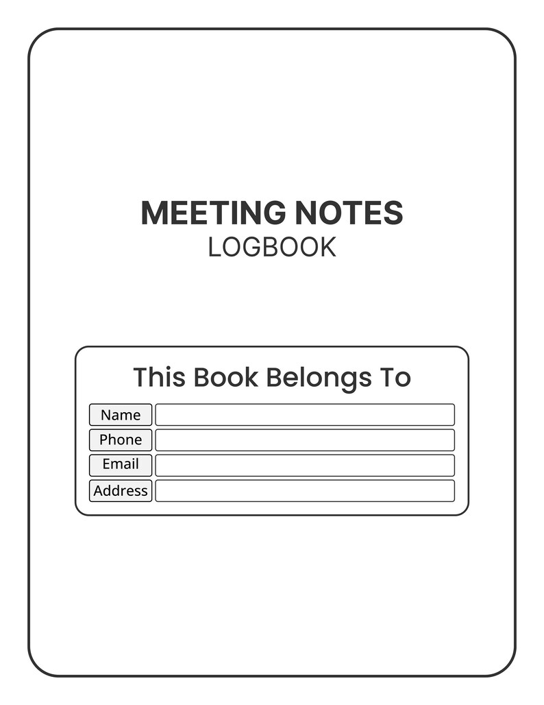 Communication Log | Printable Conversation Record | Team Call ...