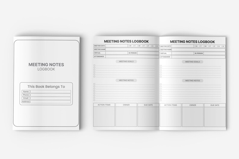 Communication Log | Printable Conversation Record | Team Call ...