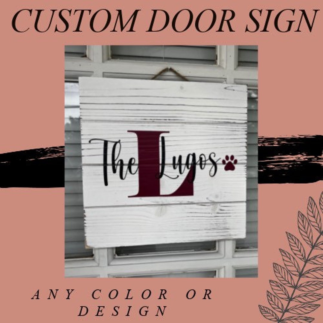 Personalized Door Signs! - Etsy