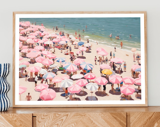 Neutral Beach Print | Printable Coastal Wall Art | Digital Download ...