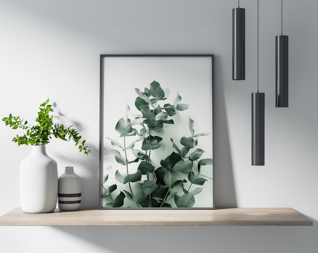 Eucalyptus Leave Mono Color Artistic Printeucalyptus Poster - Etsy