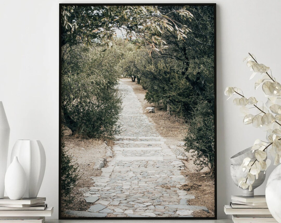 Olive Tree Garden Poster, Wall Art, Poster Print, Nature Decor ...
