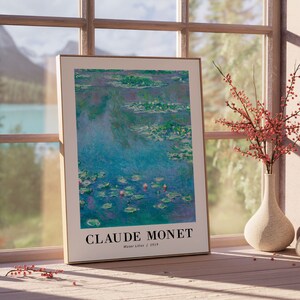 Water Lilies, 1919, Claude Monet, Poster, Wall Art, Poster Print, Wall ...