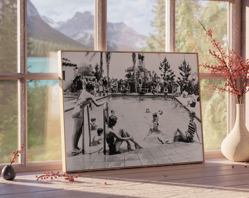 Pool Party Poster Pool Party Poster Wall Art Poster Print - Etsy