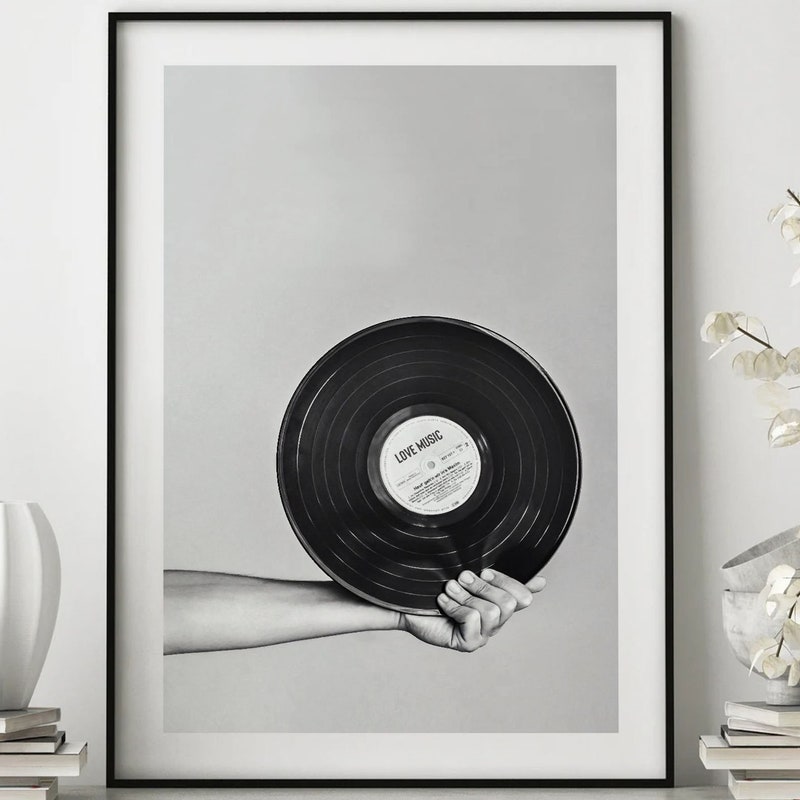 Vinyl Record Art - Etsy