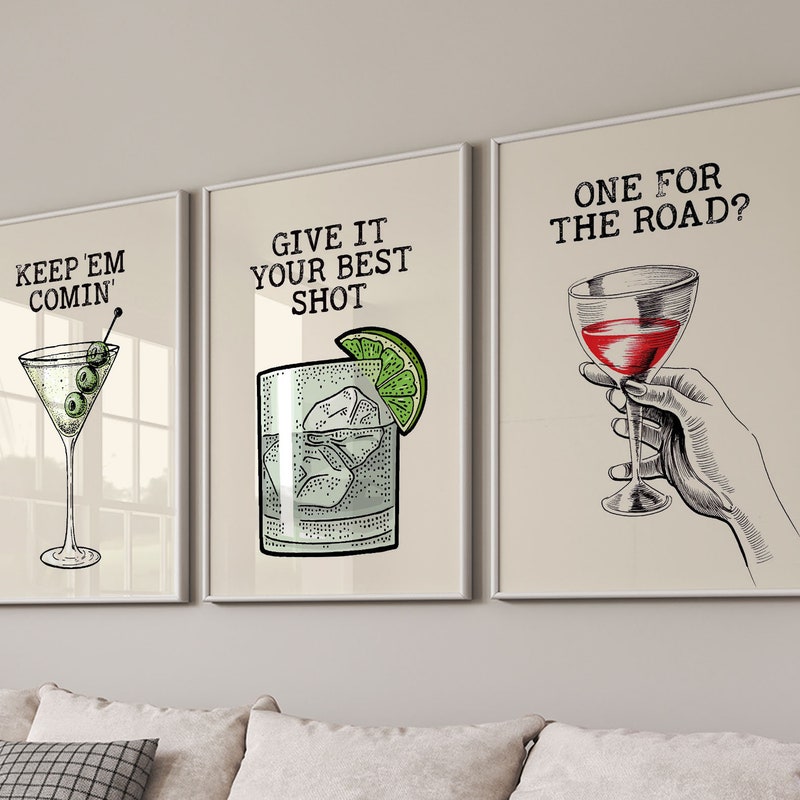 Bar Wall Art - Etsy