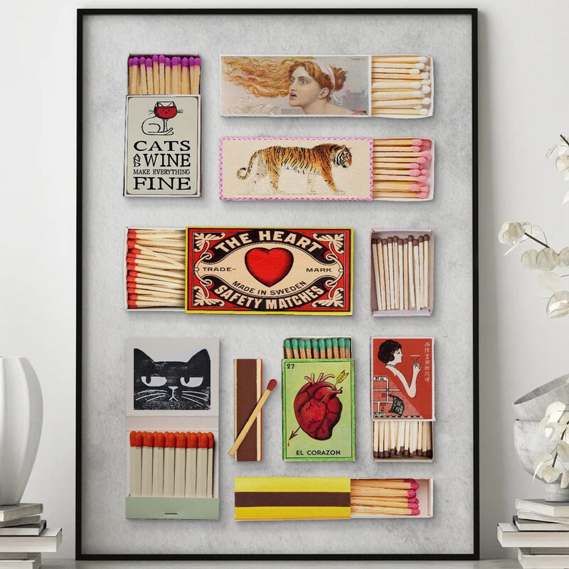 Funky Vintage Art - Etsy