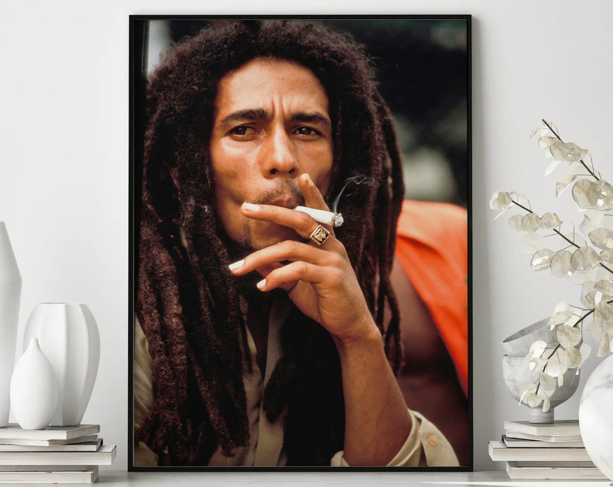 Bob Marley Smoking Weed Posters