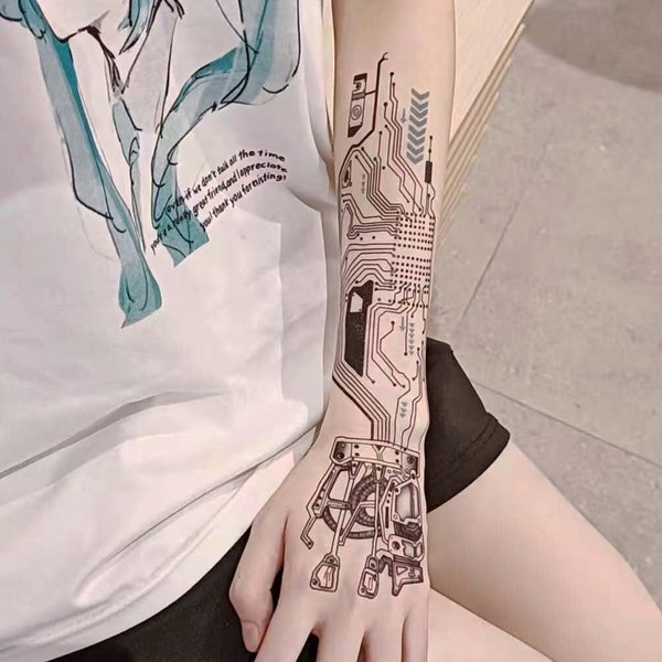 Cyberpunk Tattoo Etsy