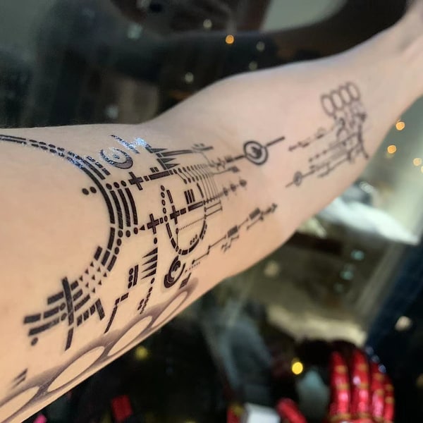 Cyberpunk Edgerunner Tattoo - Etsy