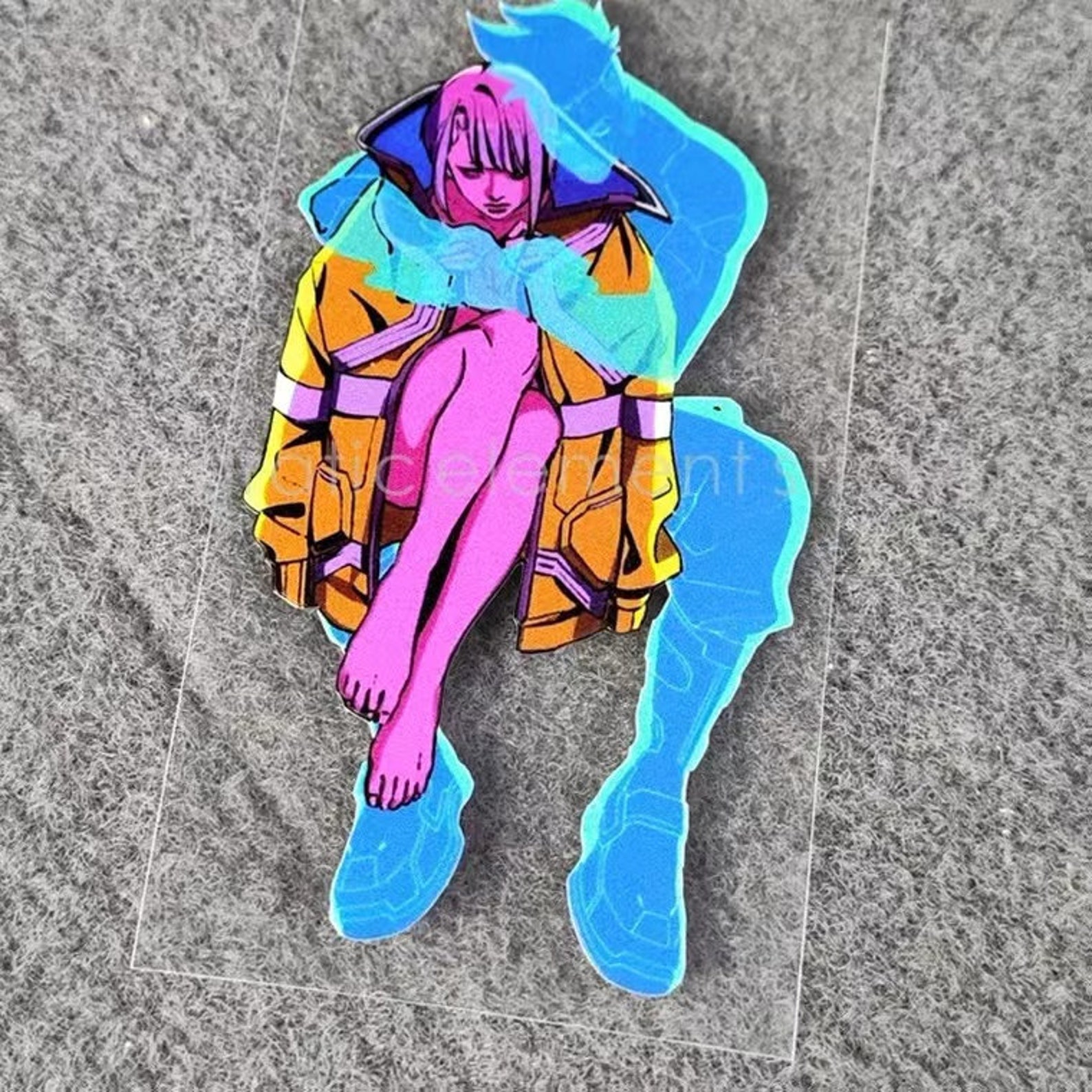 Edgerunners Cyberpunk 2077 Reflective Stickers David Protect - Etsy