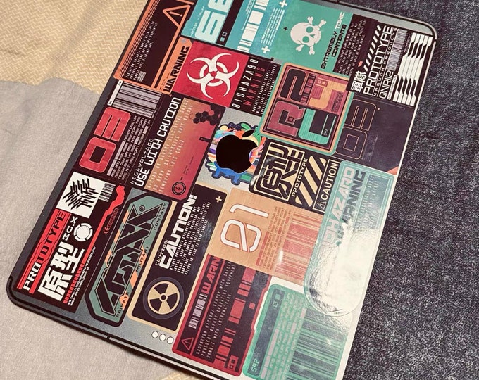 35 PCS Cyberpunk Stickers Sci-fi Alert Tags - Etsy