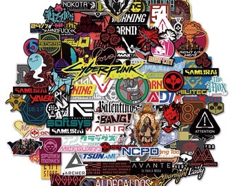 Cyberpunk 2077 3 Pack Waterproof Vinyl Stickers Afterlife Sticker ...
