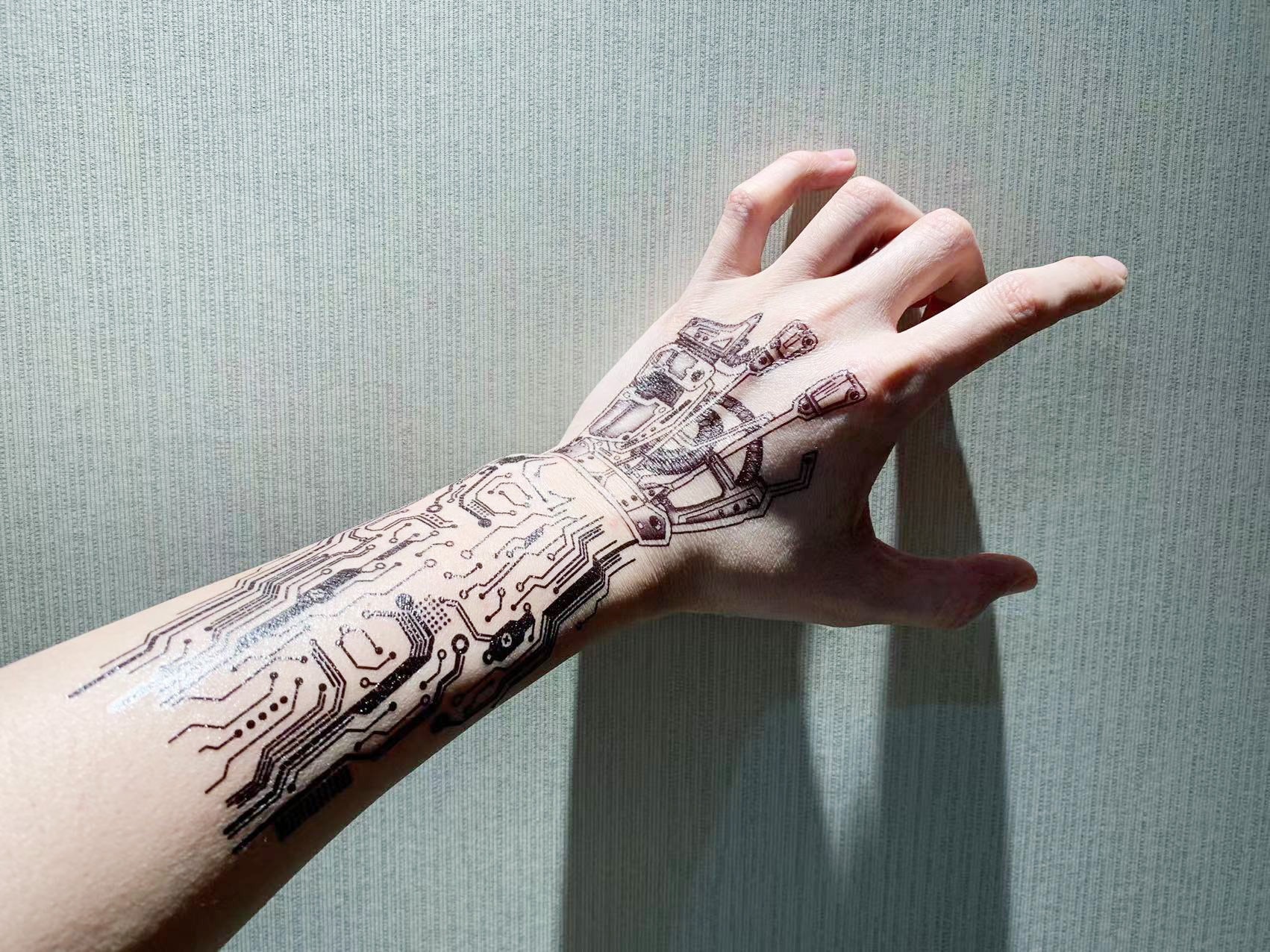 Cyberpunk 2077 Night City Arm Tattoo Stickers - Etsy UK