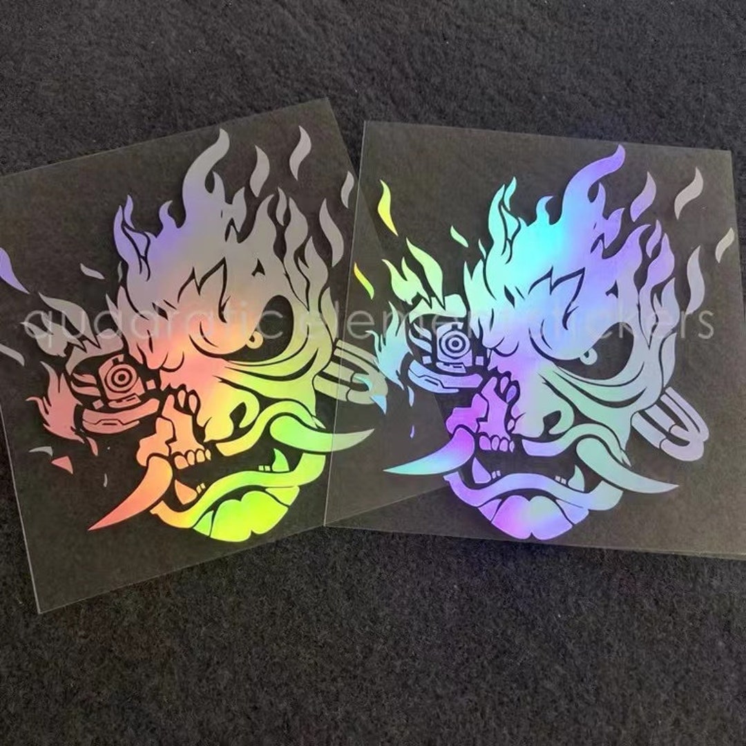 Edgerunners Cyberpunk 2077 Samurai Reflective Stickers, for Laptop, Car ...