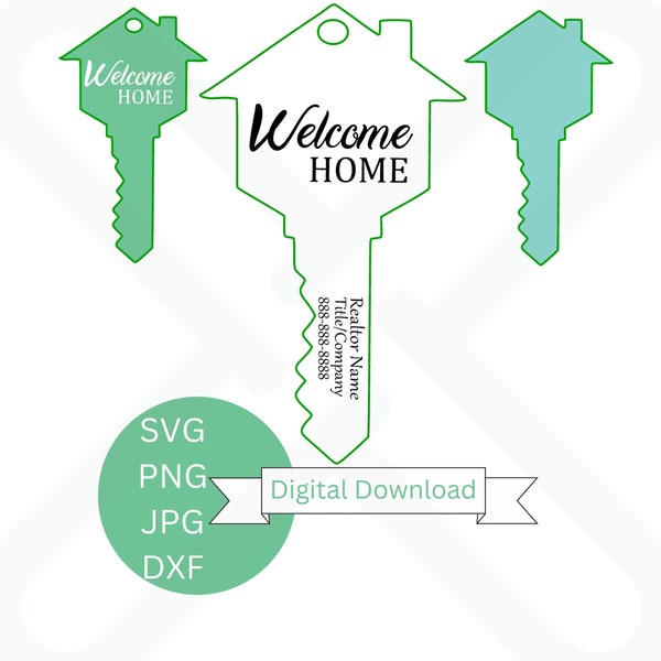 Realtor Keychain - Etsy