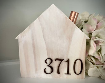 Free Standing House Number Sign - Etsy