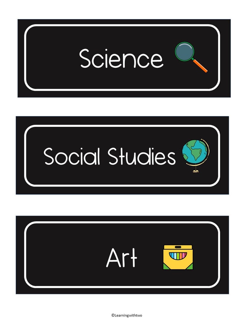 Editable Daily Schedule Cards - Etsy