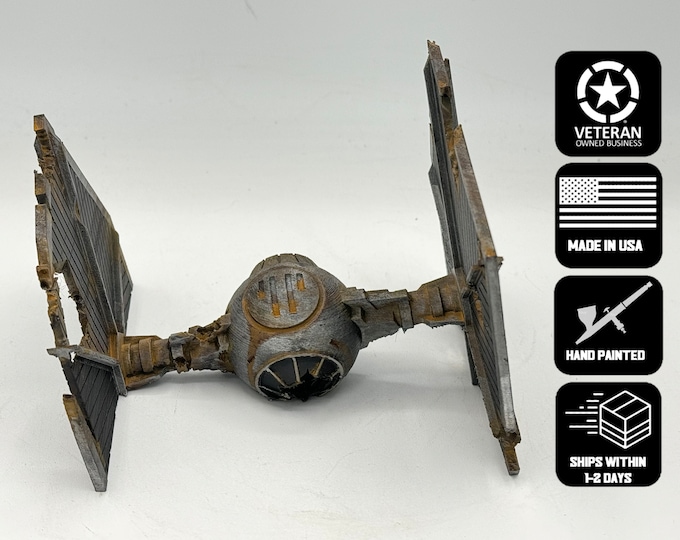 Crashed Tie Fighter - Aquarium Edition - Etsy