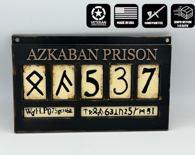 Azkaban Prison Sign - Etsy