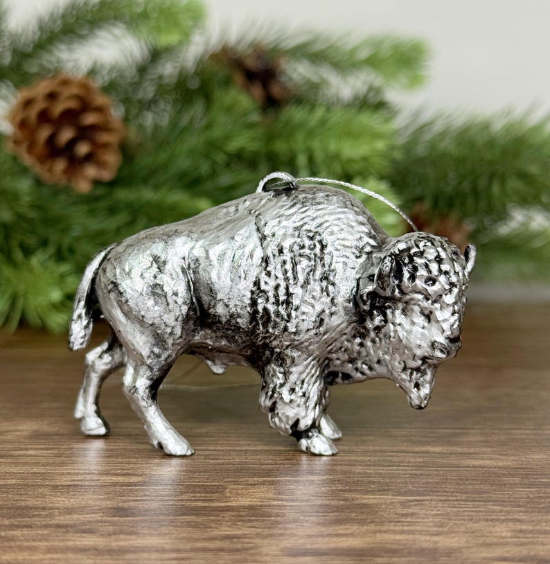 Bison / Buffalo Holiday Ornament - Etsy