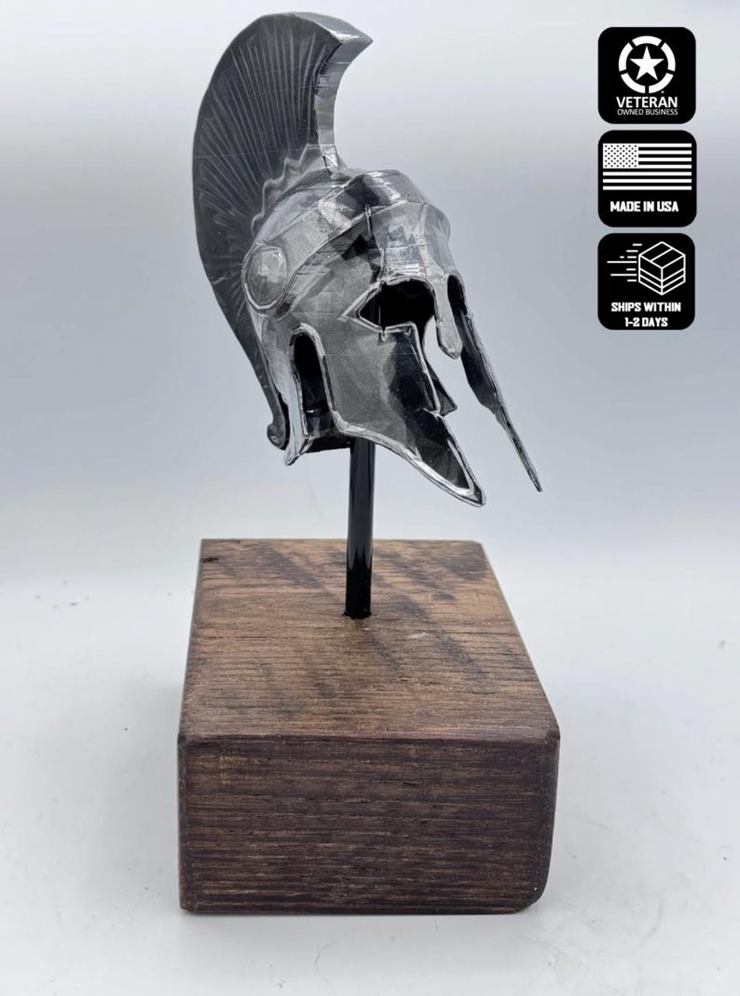 Spartan Helmet 3D Printed in 6K Resin - Etsy