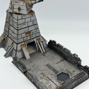 Star Wars Dice Tower and Tray - Death Star Turbo Laser - Etsy